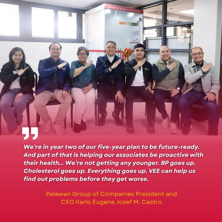 Palawan Group of Companies Launches VEE: A New Way to Check Your Health ...